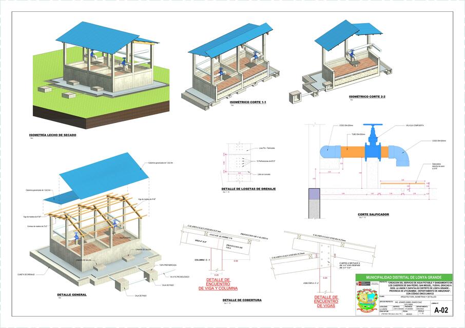 LECHO DE SECADO ARQUITECTUTA DETALLES | Siler Yhelsin Carrasco ...