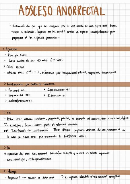 Absceso anorrectal | MEDICSTORE | uDocz