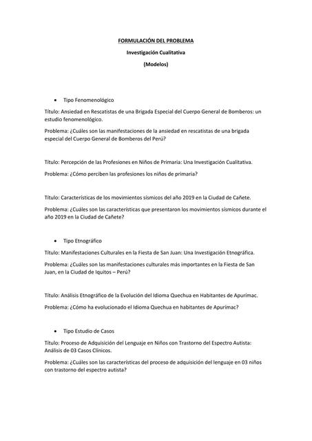 Modelos de Problemas Cualitativos | Jeancarlo M. | uDocz