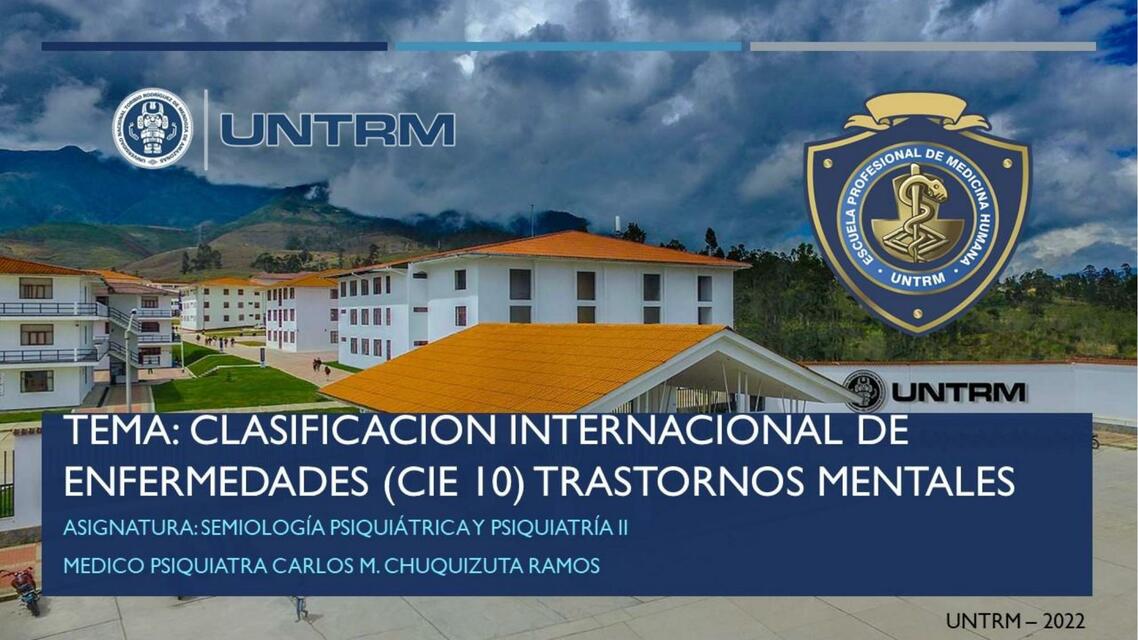 Clasificación Internacional de Enfermedades (CIE 10) Trastornos Mentales | ANNA SOFIA MONTENEGRO ...