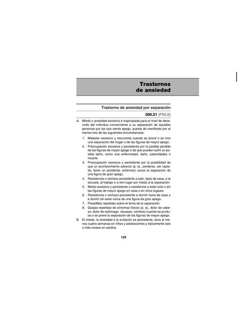 Trastorno de Ansiedad | B-22 Mayra Sofia Franco Perez | uDocz