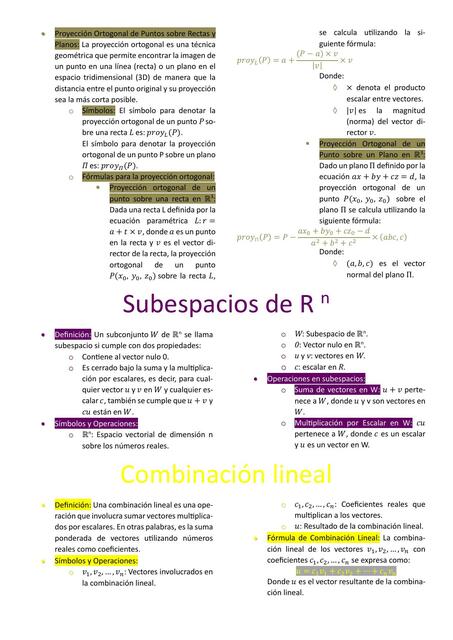 ÁLGEBRA - Resumen primer parcial | uDocz
