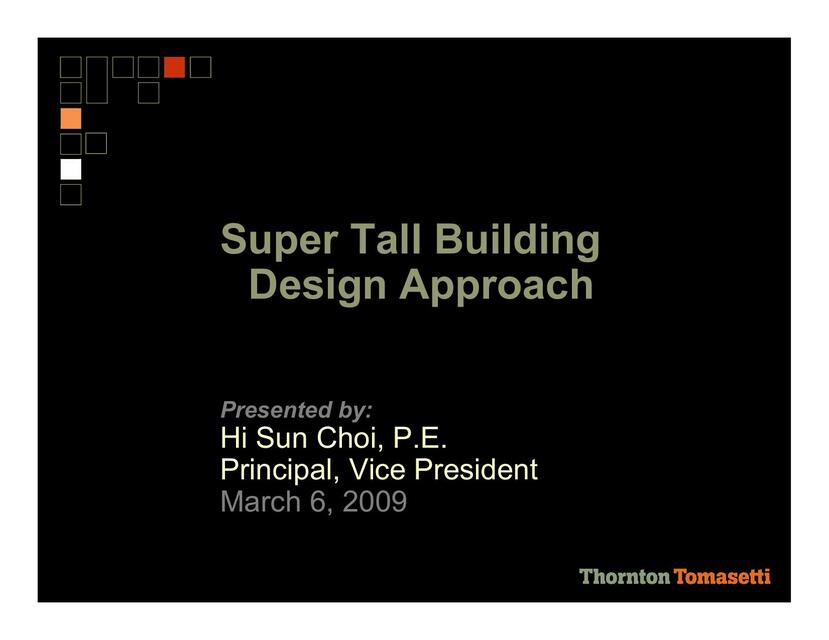 Super Tall Building Design | Anon | uDocz