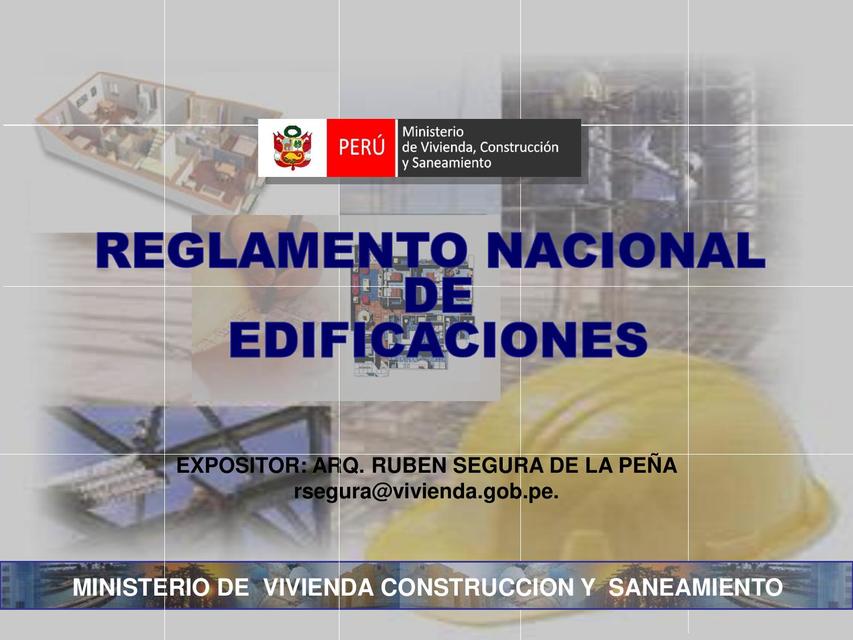RNE CONDICIONES DE DISEÑO