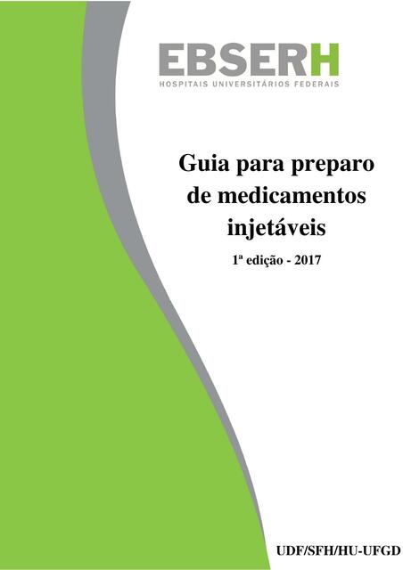 Guía para preparar medicamentos inyectables. | Giane Bemvenuto | uDocz