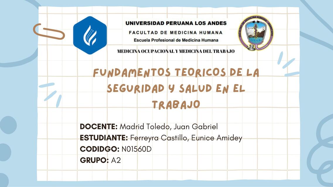 Fundamentos teóricos de la seguridad y salud en el trabajo | Amidey ...