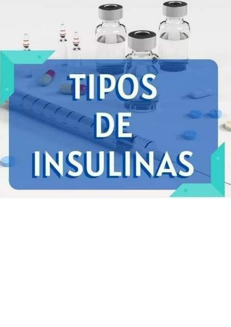 Tipos insulina | Enfermería | uDocz