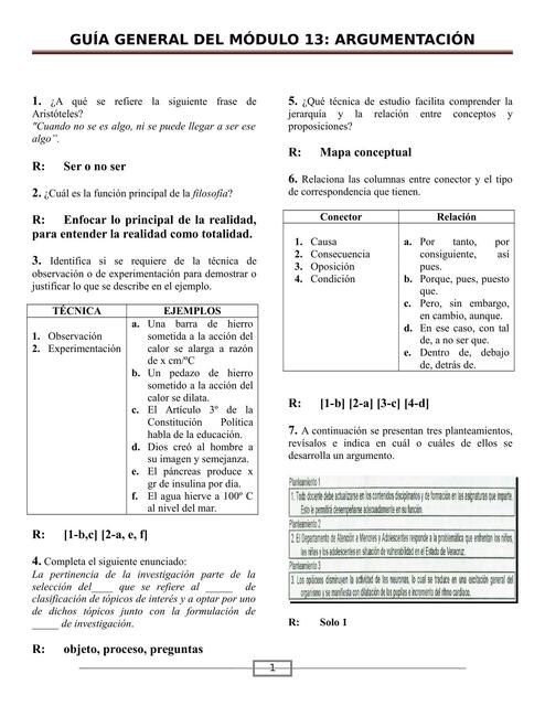 Guía general del módulo 13 argumentación | mundostudents1 | uDocz