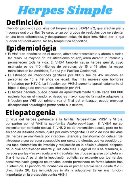 Herpes Simple | Katherine López | uDocz