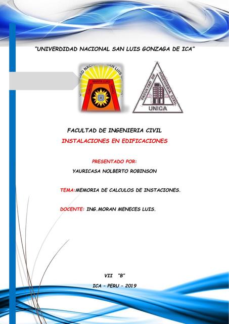 CARATULA DE INSTALACIONES | Jean Pierre Leon | uDocz