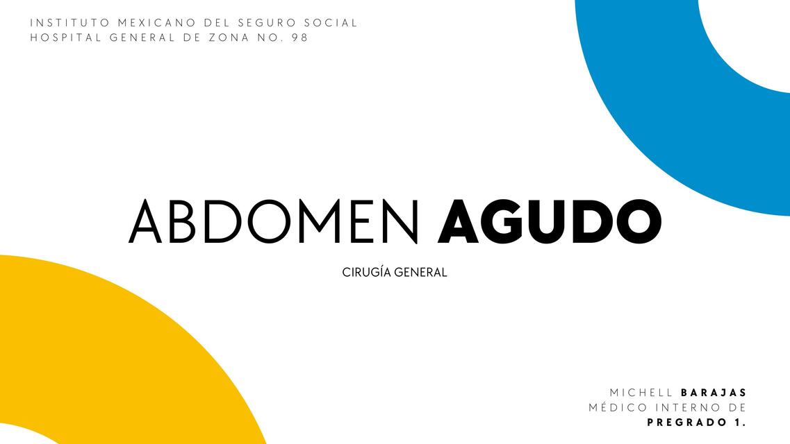 ABDOMEN AGUDO | Valeria Michell Barajas | uDocz ABDOMEN AGUDO | Valeria Michell Barajas | uDocz