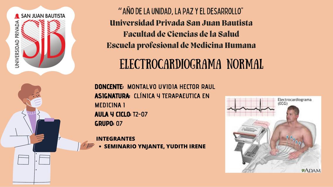 Electrocardiograma Normal | yudith irene seminario injante | uDocz