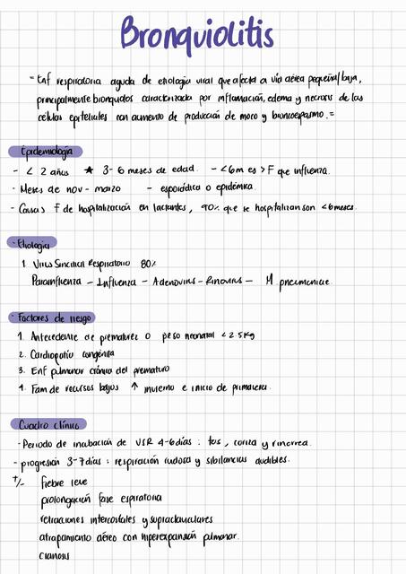Bronquiolitis | MEDICSTORE | uDocz
