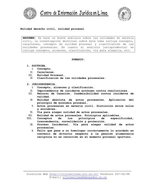 Nulidad derecho civil | uDocz
