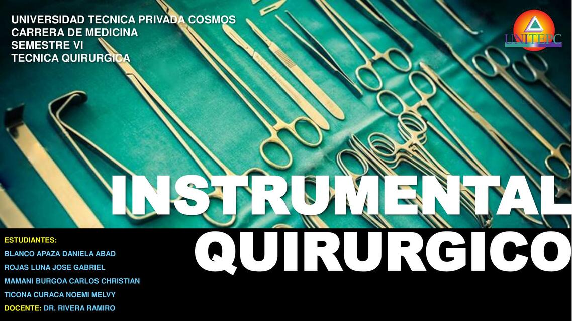 Instrumental Quirúrgico | Daniela Blanco | uDocz