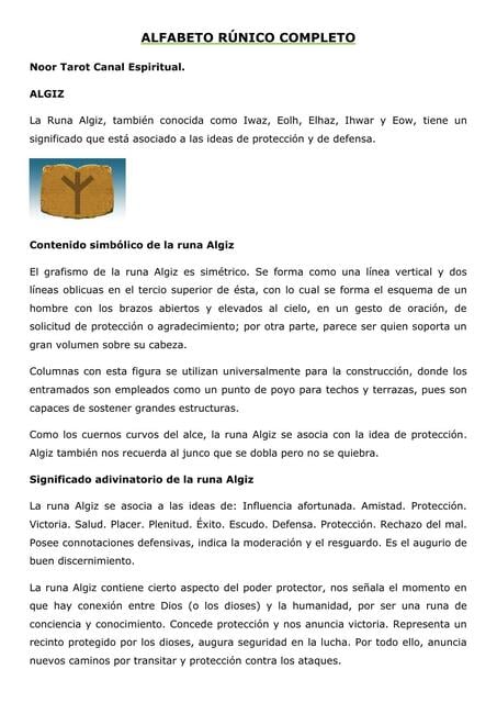 ALFABETO RÚNICO COMPLETO | Luz Pérez | uDocz