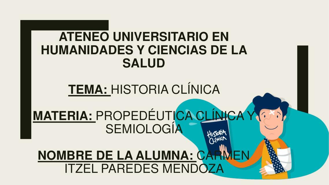 Historia Clínica | carmen itzel paredes mendoza | uDocz