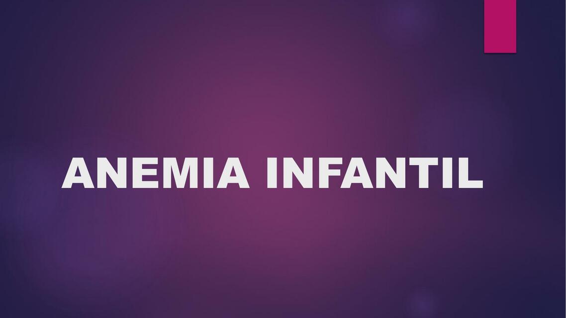 Anemia infantil | nursing apuntes | uDocz