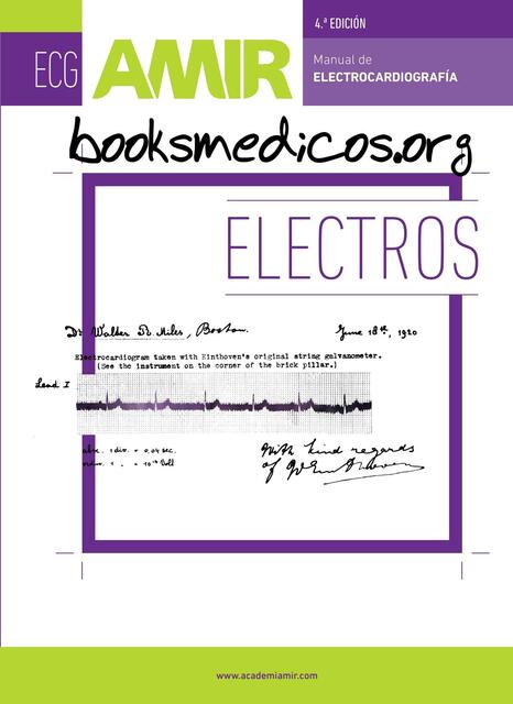 Manual de Electrocardiografía 4a Edición | Carlos Arturo Aquino Ruiz ...