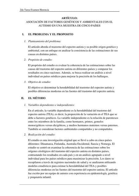 Análisis de un Artículo Científico | Rouss Fustamante Irigoin | uDocz