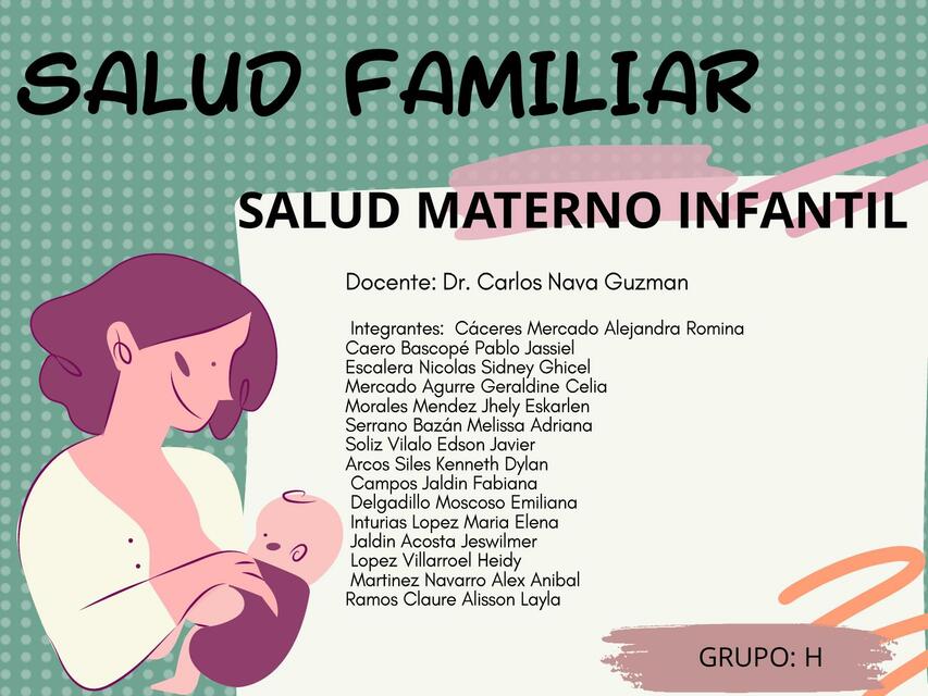Salud materno infantil | Heidy López | uDocz