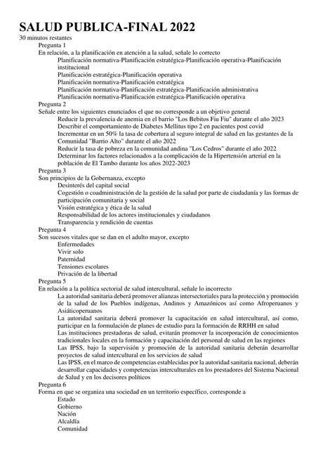 salud publica | uDocz