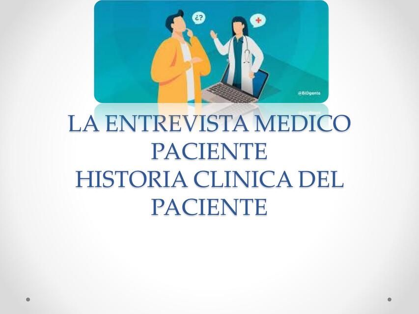 La entrevista médico paciente | Ventura | uDocz