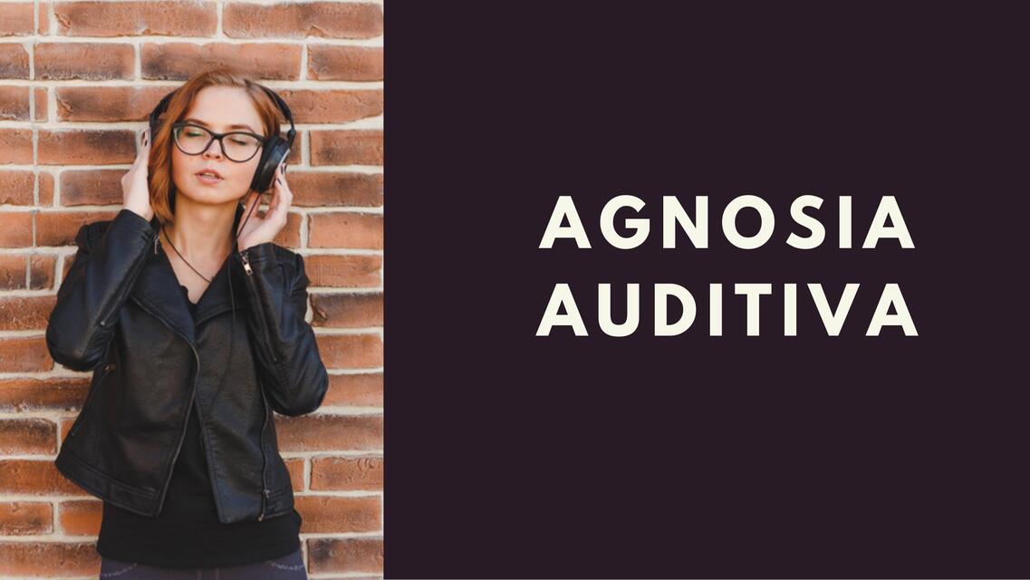 Agnosia Auditiva | Yamilet | uDocz