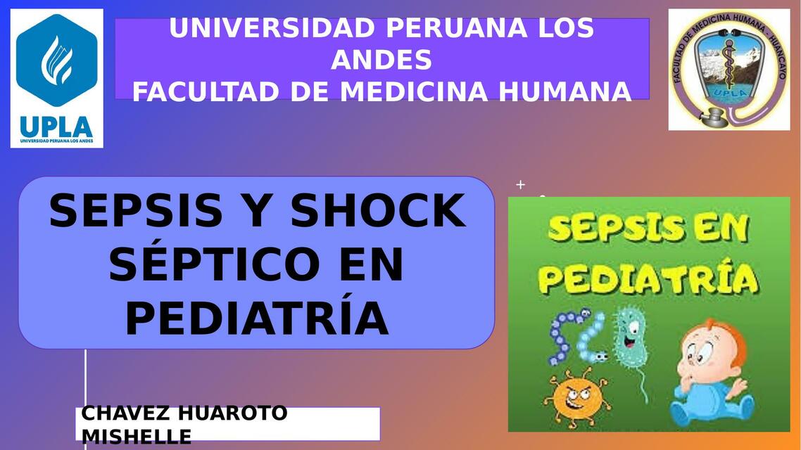 SEPSIS Y SHOCK SEPTICO PEDIATRIA | Mishelle Chavez | uDocz