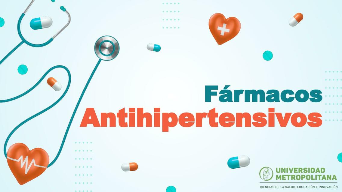 FARMACOS ANTIHIPERTENSIVOS | Med Blu | uDocz