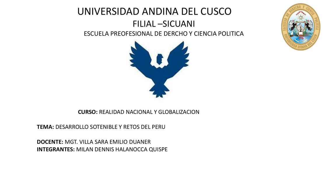 DESAROLLO SOSTENIBLE | Dennis HQ | uDocz