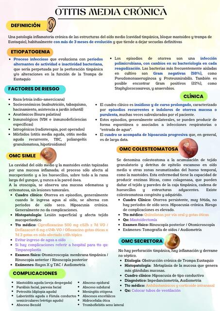 Otitis media crónica | Luana Pilprad | uDocz