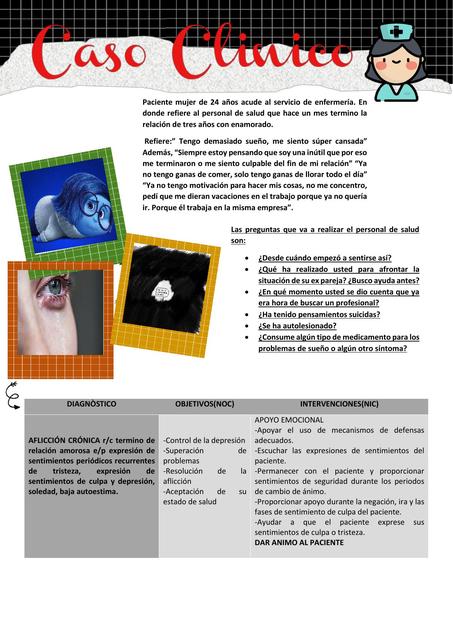 Caso clinico-Depresion | Melanie Calderon | uDocz Caso clinico-Depresion | Melanie Calderon | uDocz