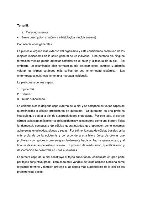 Piel y Tegumentos | Lisbeth Castillo | uDocz