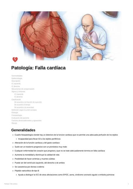 Patología Falla cardíaca be0e468bb4df993f0fb7ab9 | Juan Sebastián ...