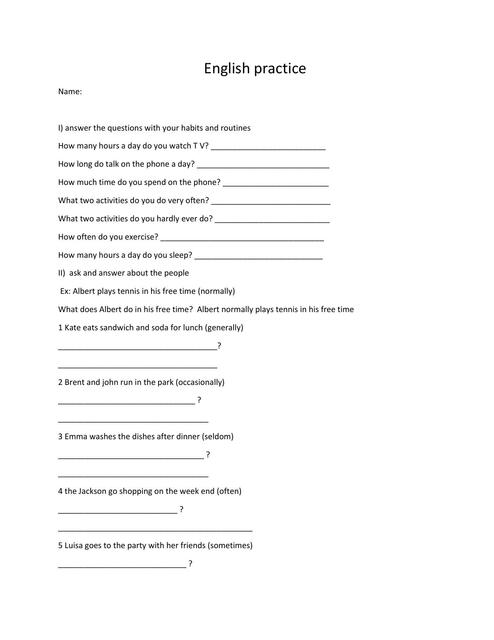 English practice | Maryy | uDocz