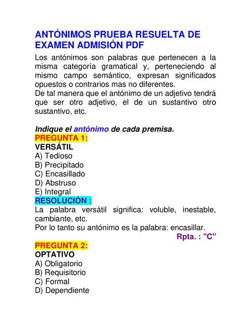 Formular Antónimo