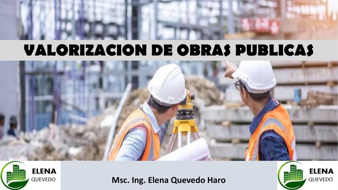 Valorización de obras publicas | yeferson machuca | uDocz