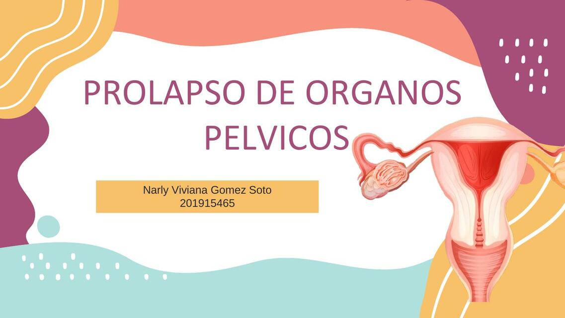 Prolapso de órganos pelvicos | Viviana Gómez | uDocz
