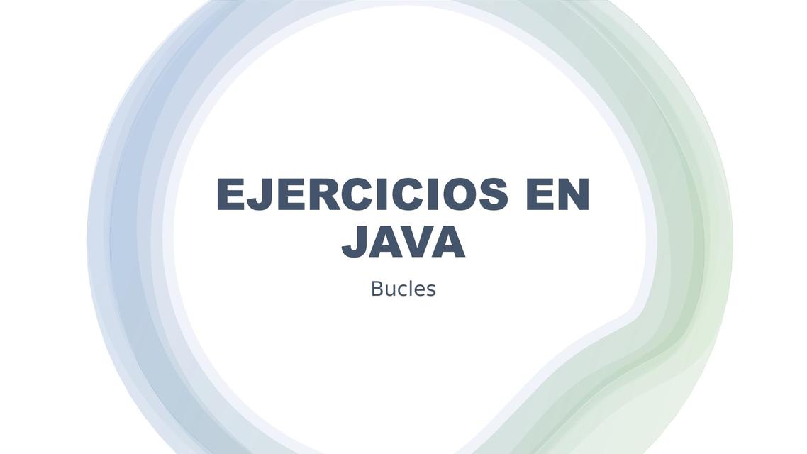 EJERCICIOS EN JAVA (BUCLES) | Sheila Rojas | uDocz EJERCICIOS EN JAVA (BUCLES) | Sheila Rojas | uDocz