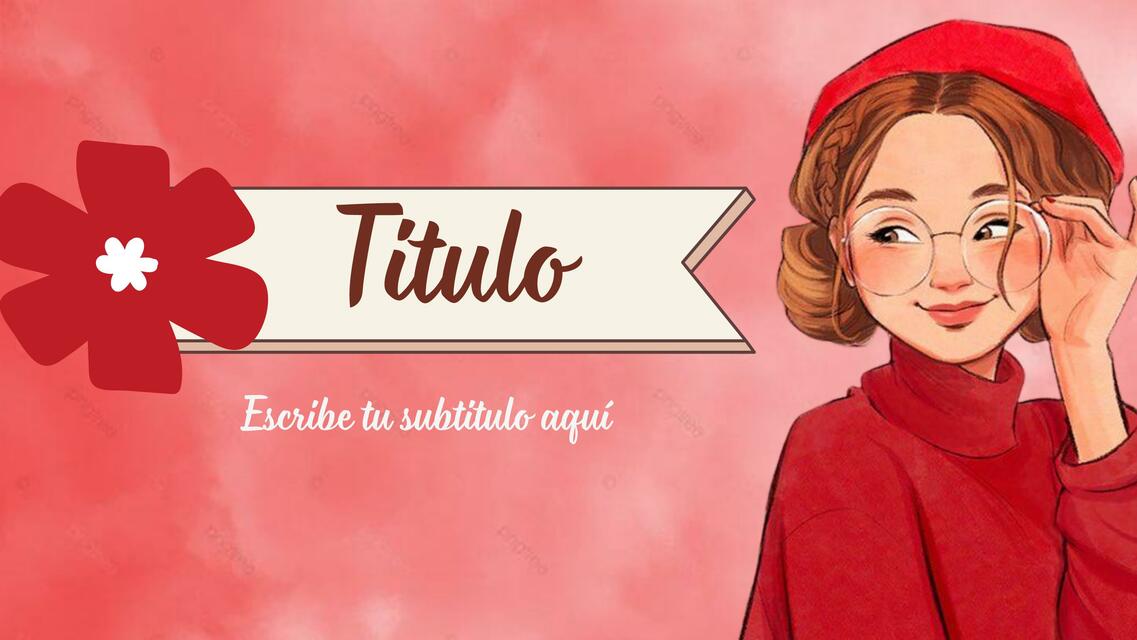 Cute red girly template | foster desings | uDocz