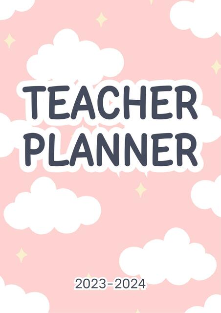 Teacher Planner 2023-2024 | greyssnic | uDocz