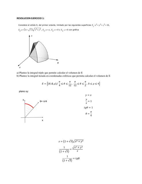 EU2 Resolución 1- Calculo 2 | Tea | uDocz