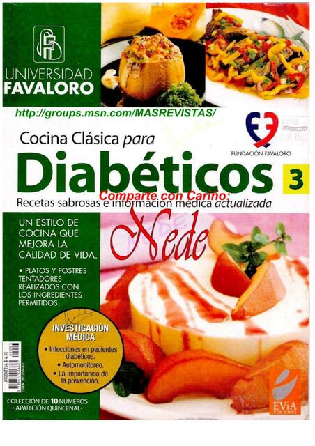 Salud Diabetes Cocina Clasica para Diabeticos 3 Fa | PATRICIA NORMA | uDocz