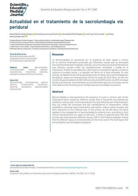 Sacrolumbalgia | uDocz