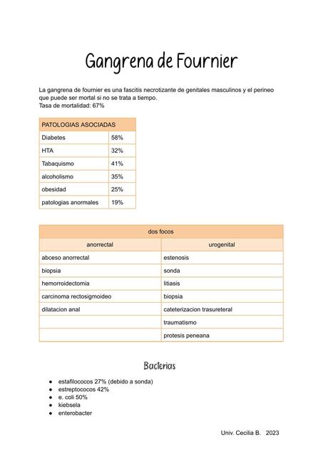 Gangrena de Fournier | cecilia | uDocz