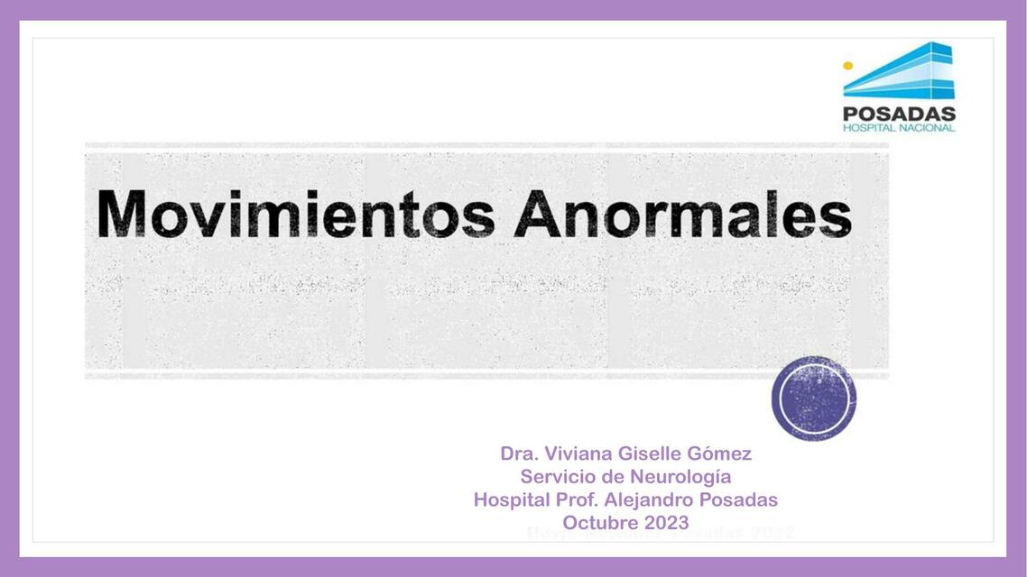 Resúmenes de Movimientos Anormales | Descarga apuntes de Movimientos ...