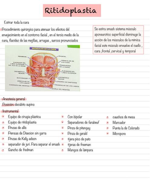 Ritidoplastia | laurav98o | uDocz