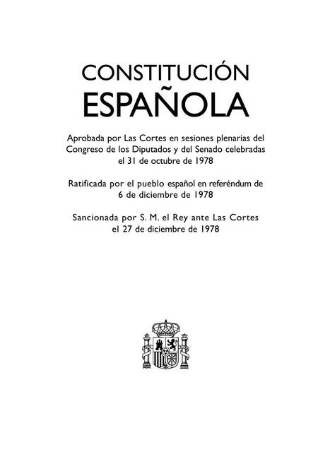Constitución Española Culturizate Conmigo Udocz