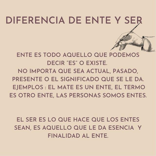 Diferencia de ENTE y SER - Filosofía - Metodología de la investigación ...